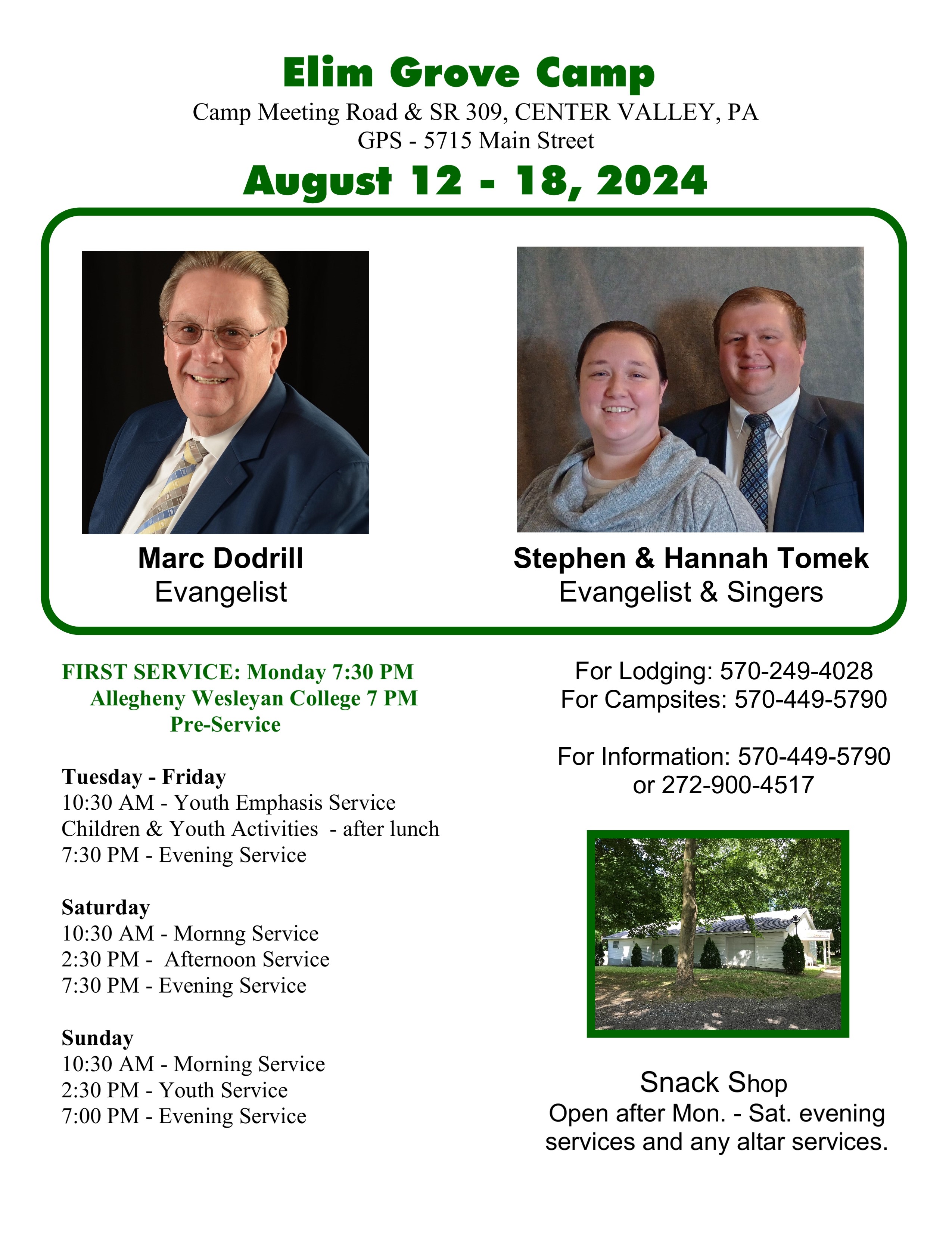 Elim Grove Camp Meeting